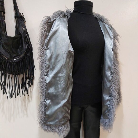 Yoli Rapp | Jackets & Coats | Boho Chicvtg 7s Vibe Gorg Faux Mongolian ...